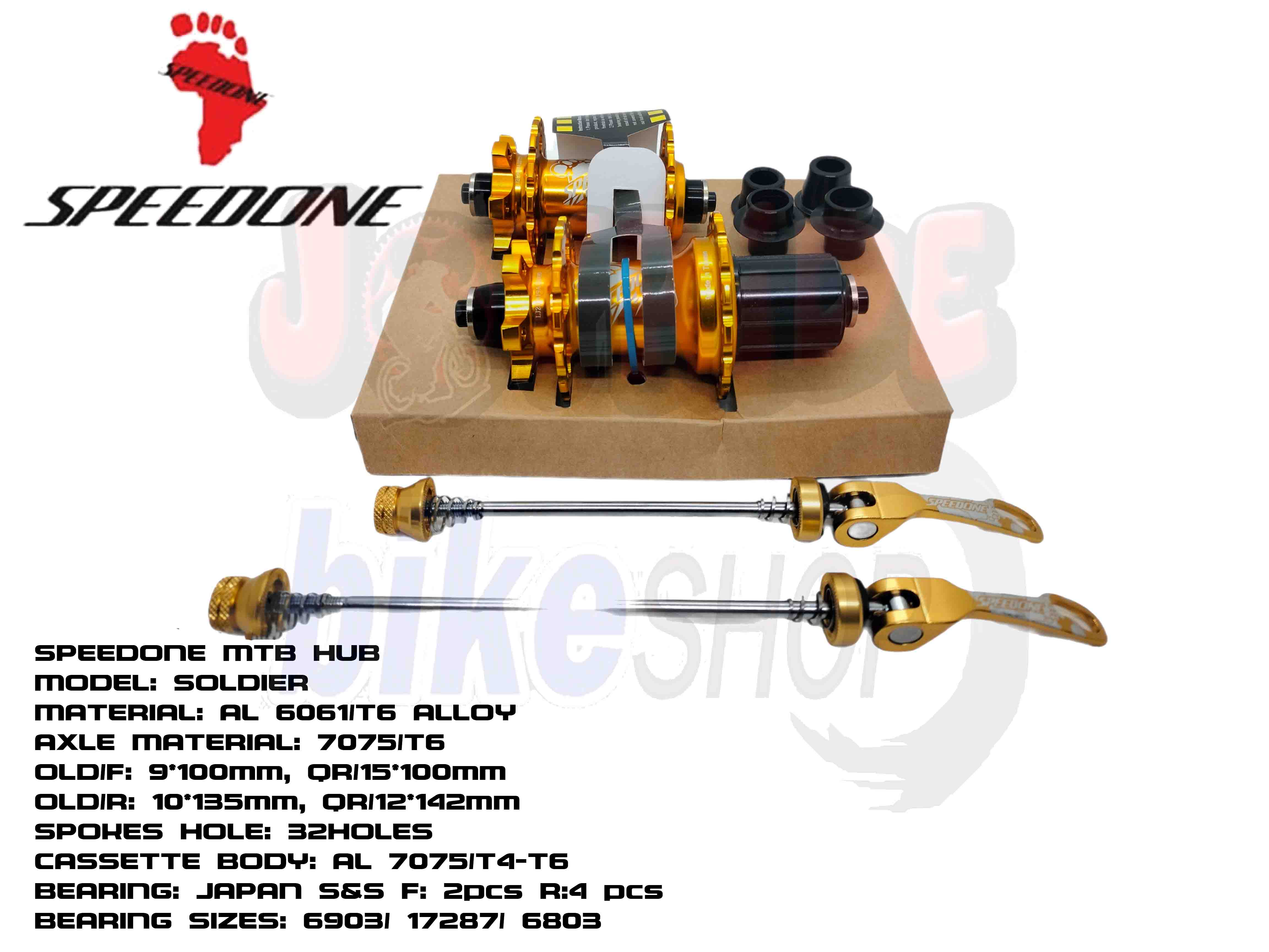 SPEEDONE SOLDIER HUB 6 PAWLS (MOUNTAIN BIKE) (NON-BOOST) | Lazada PH