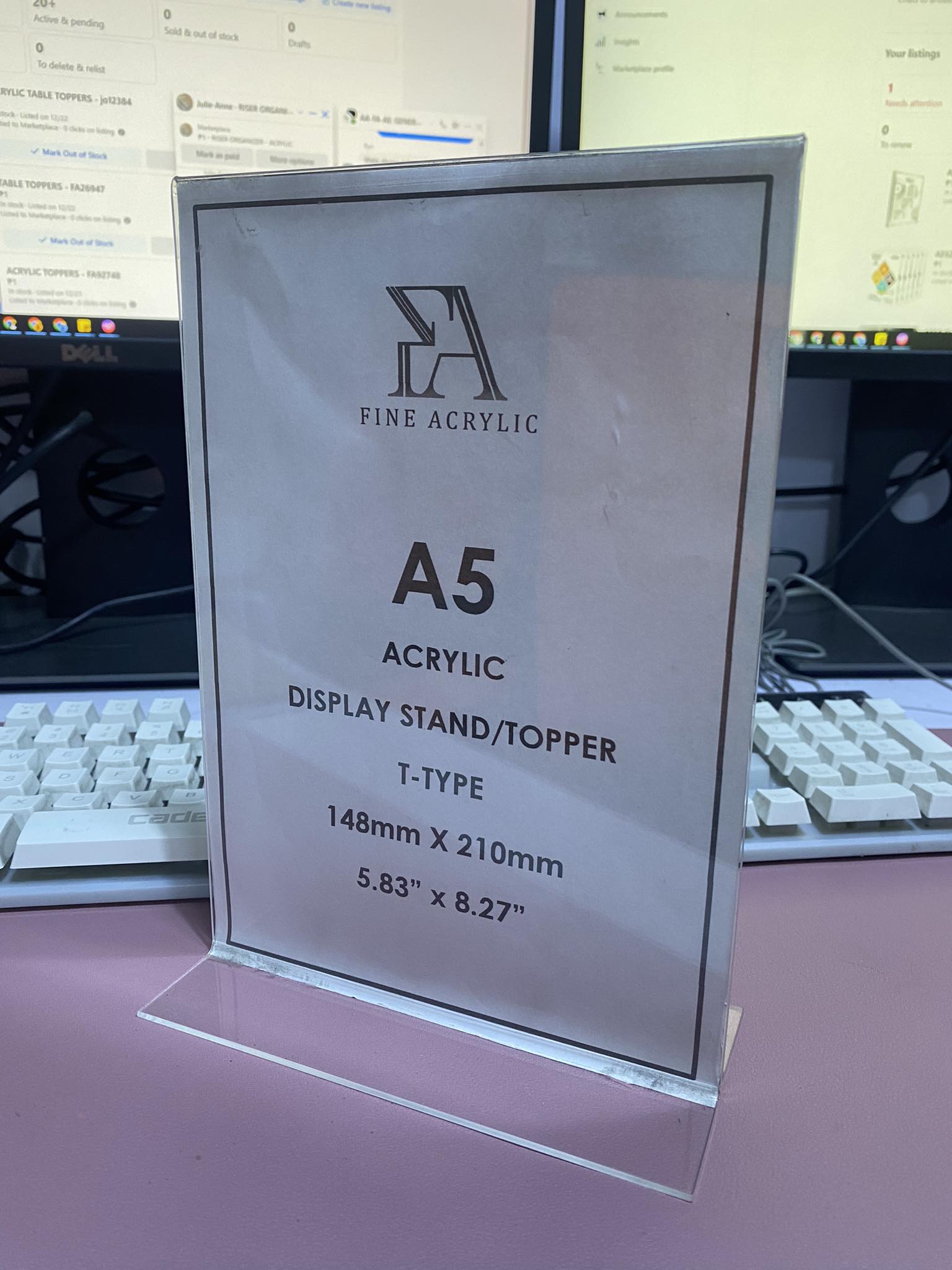 Acrylic Display Toppers/Table Toppers | Lazada PH