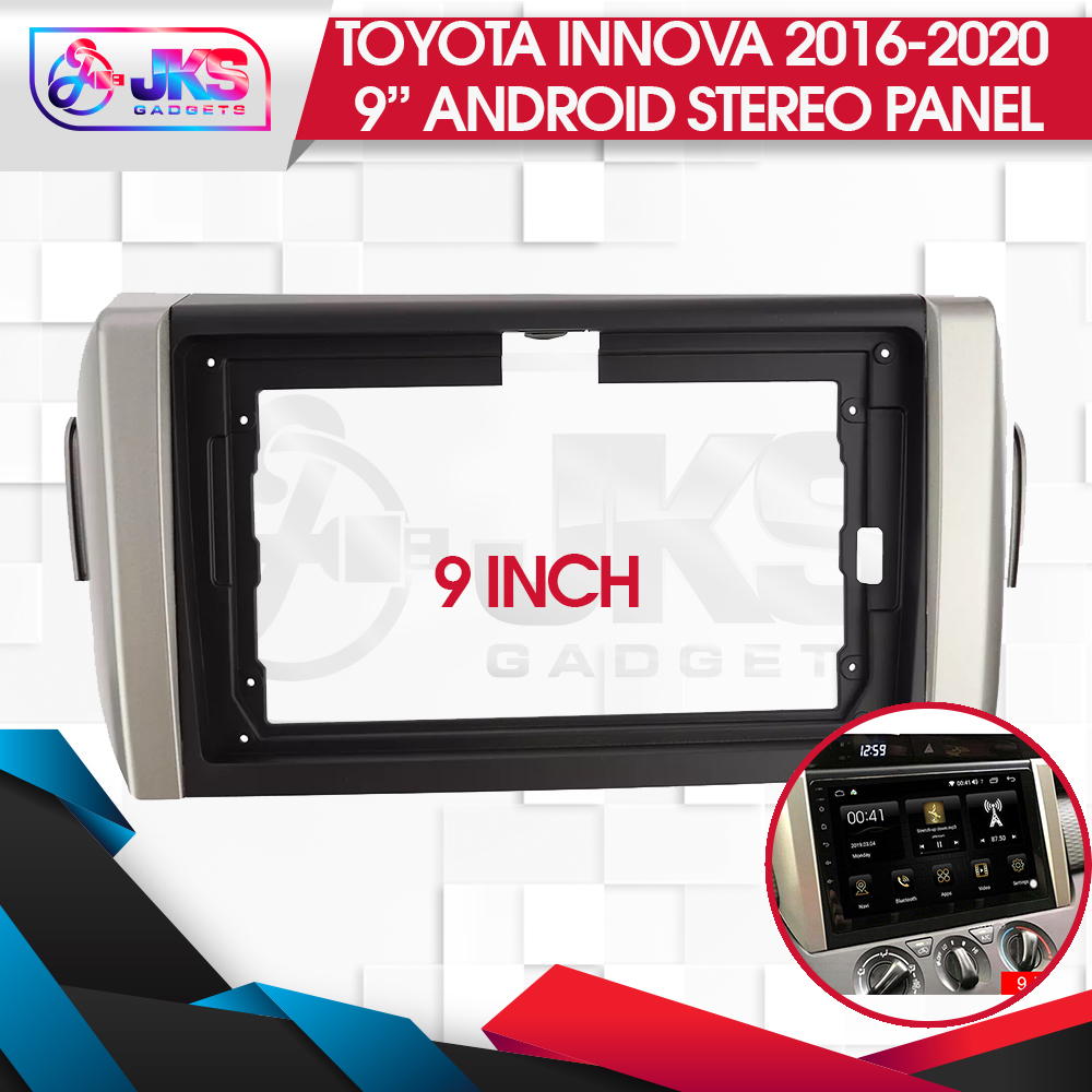 Toyota Innova 2016 - 2020 9" Inch Android Stereo Panel Frame | Lazada PH