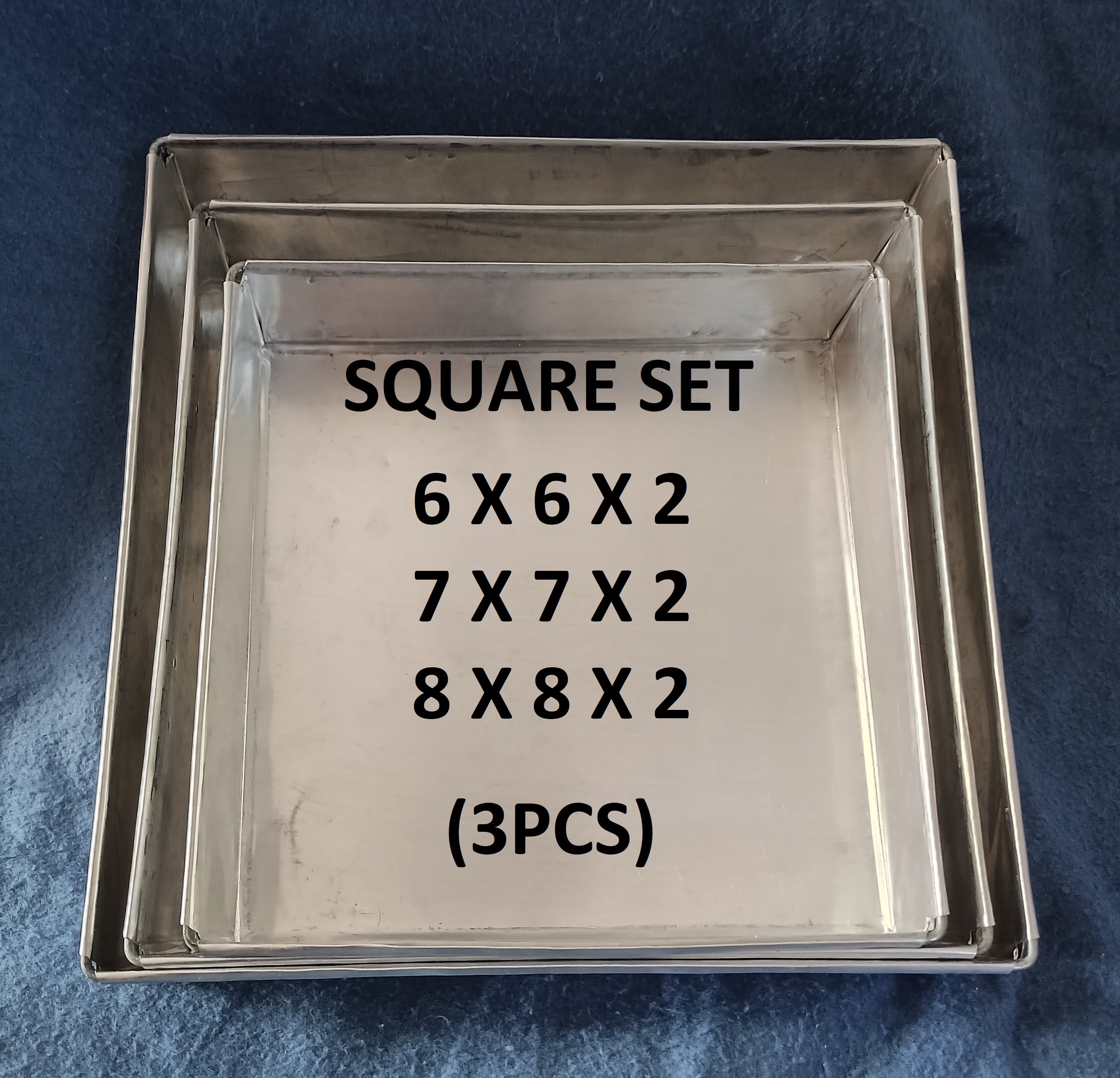 Square Pan / Brownie molder / Square Tray Aluminum Molder | Lazada PH
