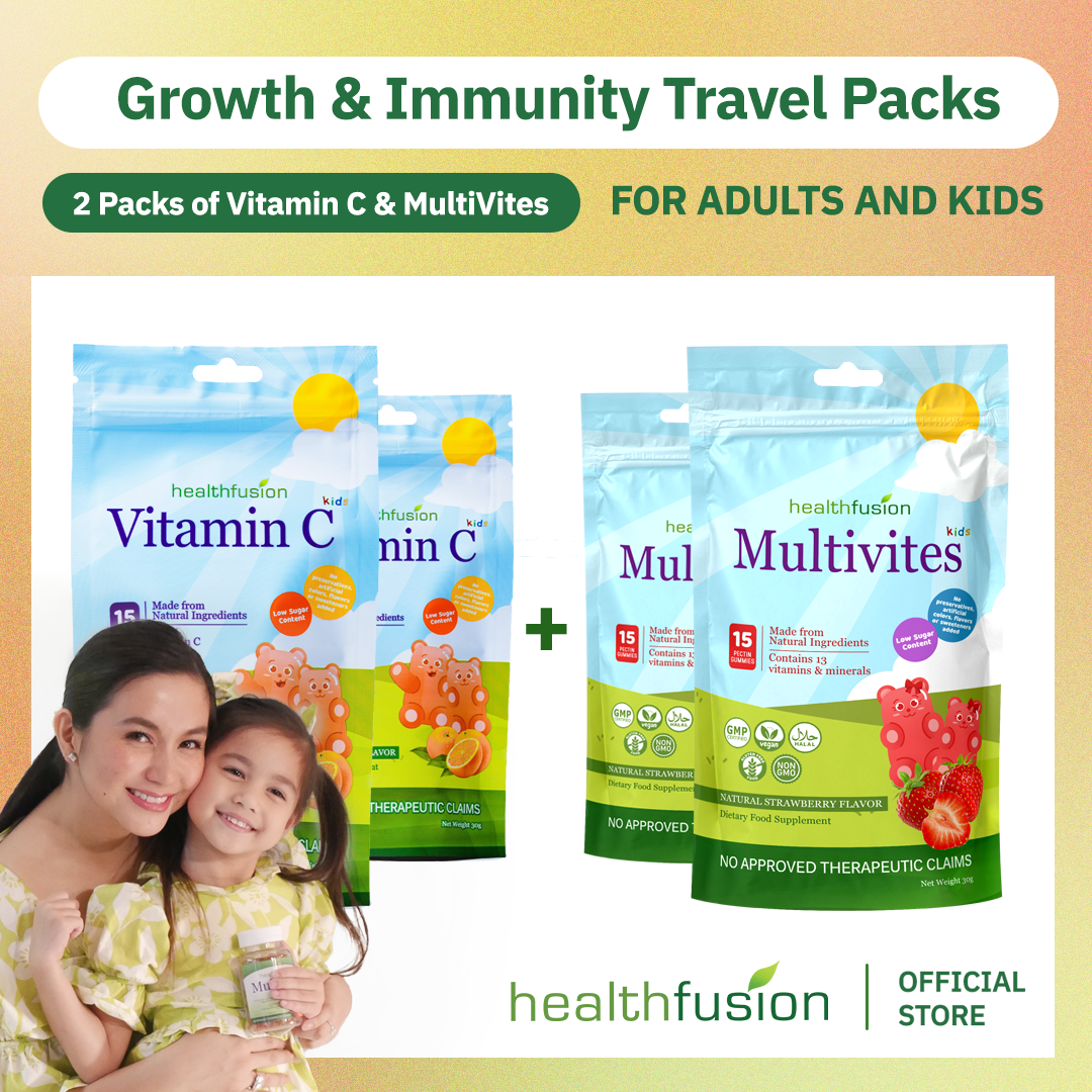 [GROWTH + IMMUNITY TRAVEL PACKS] Health Fusion Multivites Pouch 30 ...