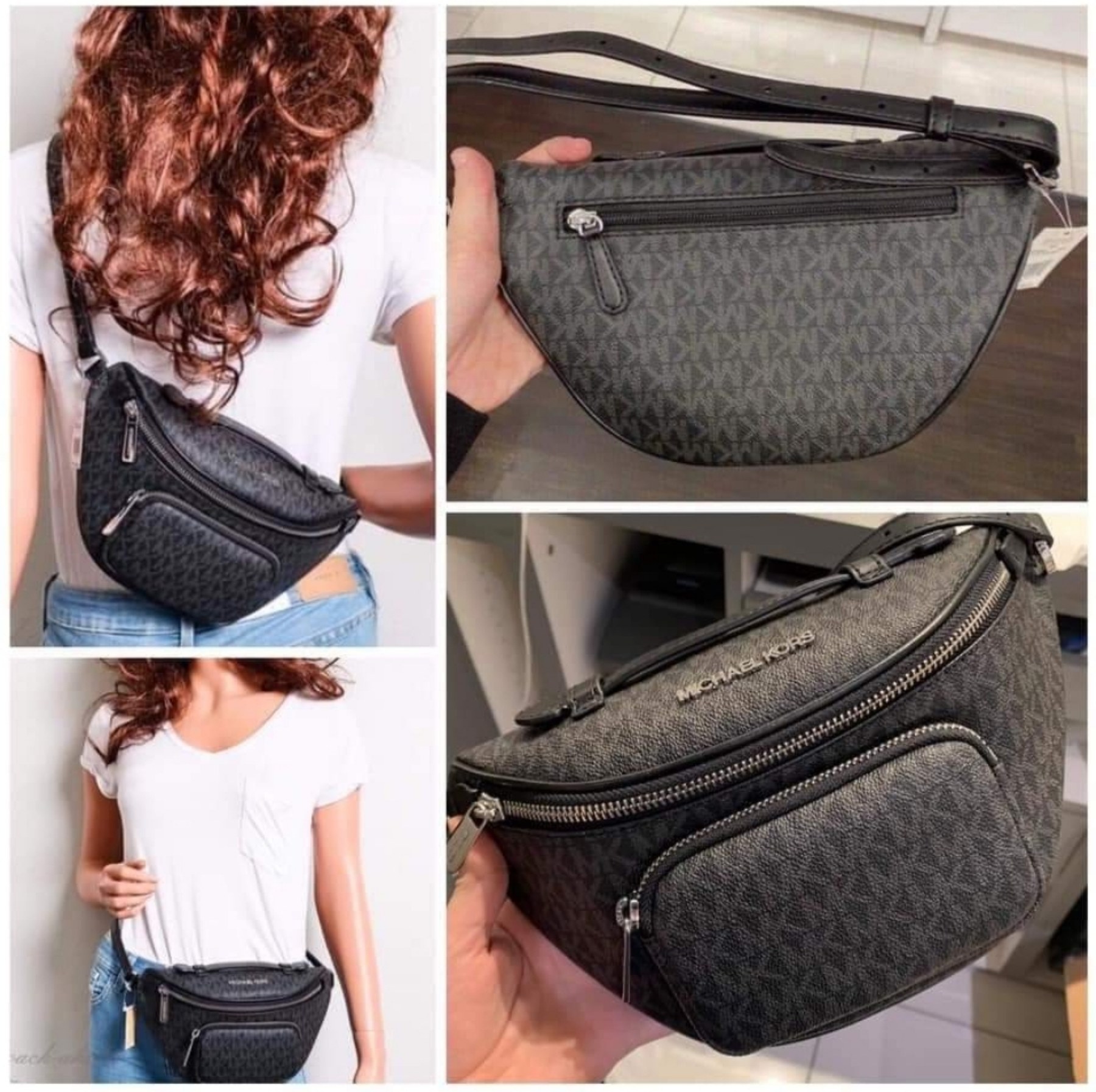 Guaranteed Original Michael Kors Erin XS Erin Waist Pack in Monogram ...