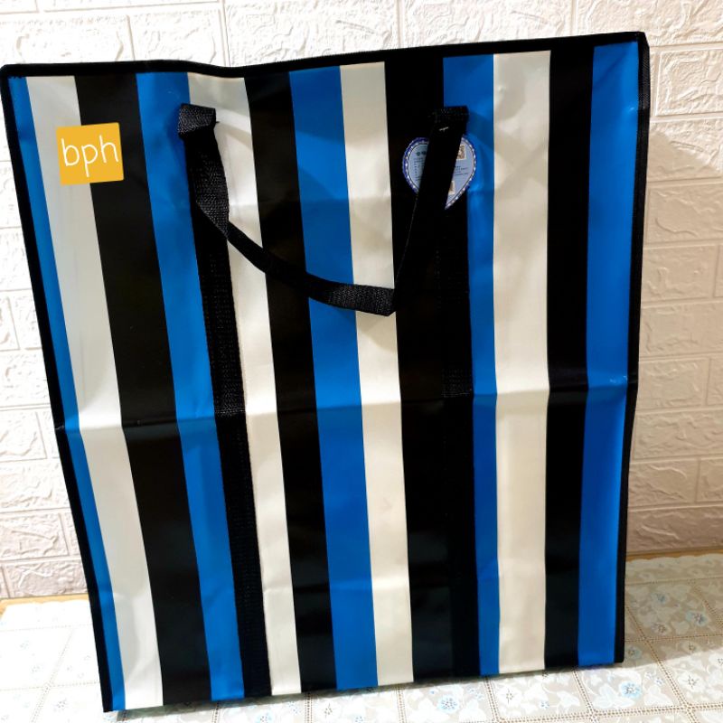 ♪sako bag (55x65x25cm)Largeblue- striped☛ | Lazada PH