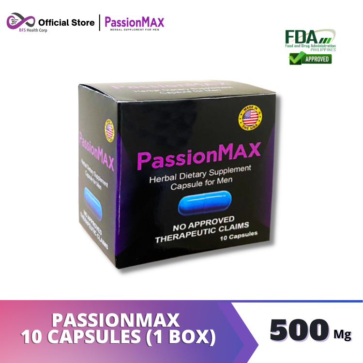 PassionMAX Herbal Supplement for Men 10 CAPSULES | Lazada PH