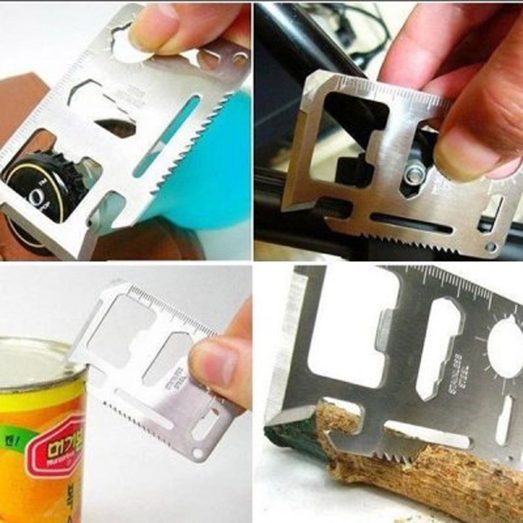 GK Stainless Steel Multi Pocket Tool Card 11 tools in 1 pocket tool ...