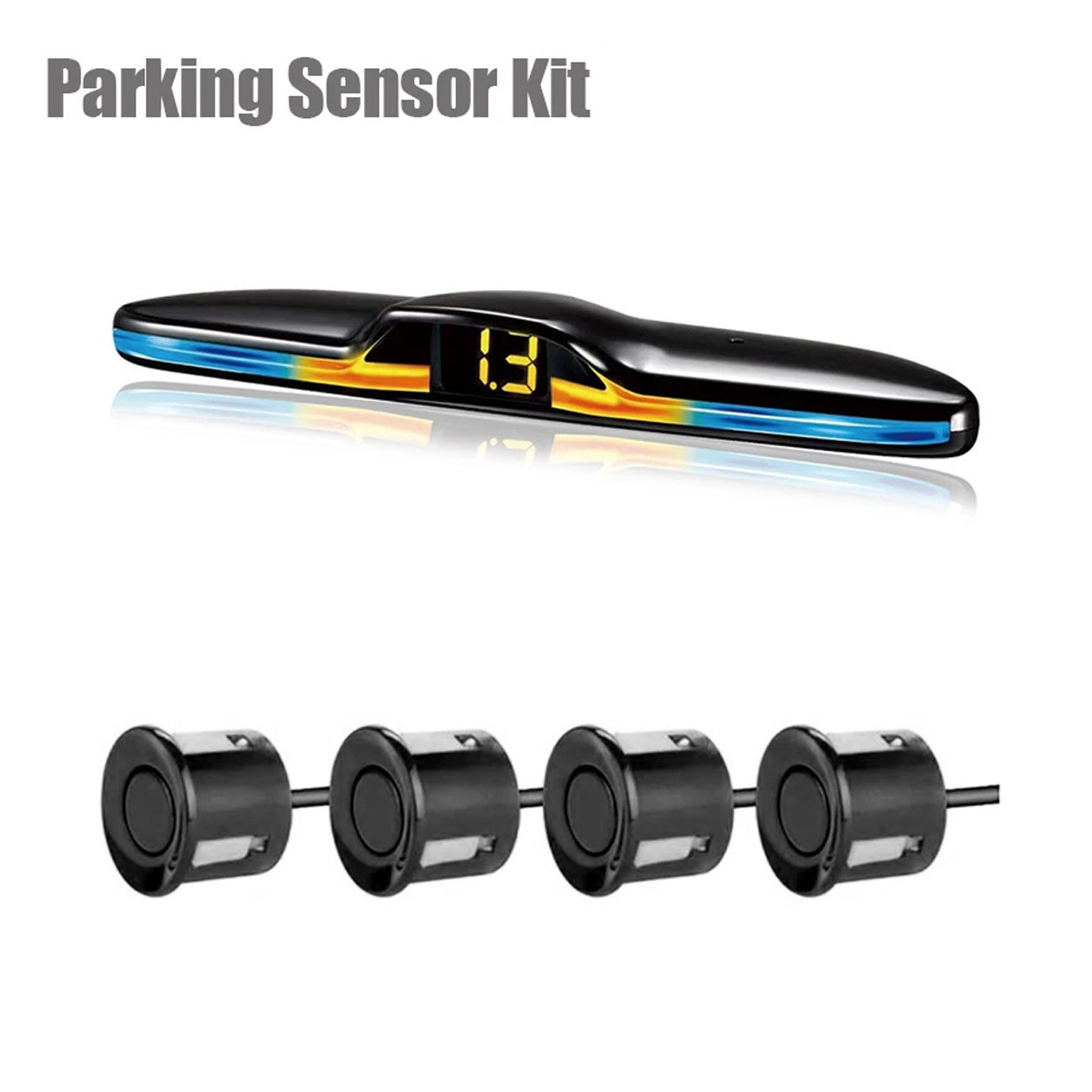 Kfox Car Reverse Radar Kit Vehicle Parking Sensor System With 4 Parking