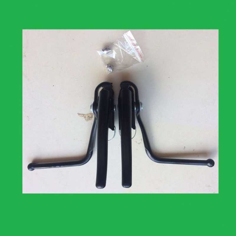 Road double brake handle auxiliary brake bend handle double control ...