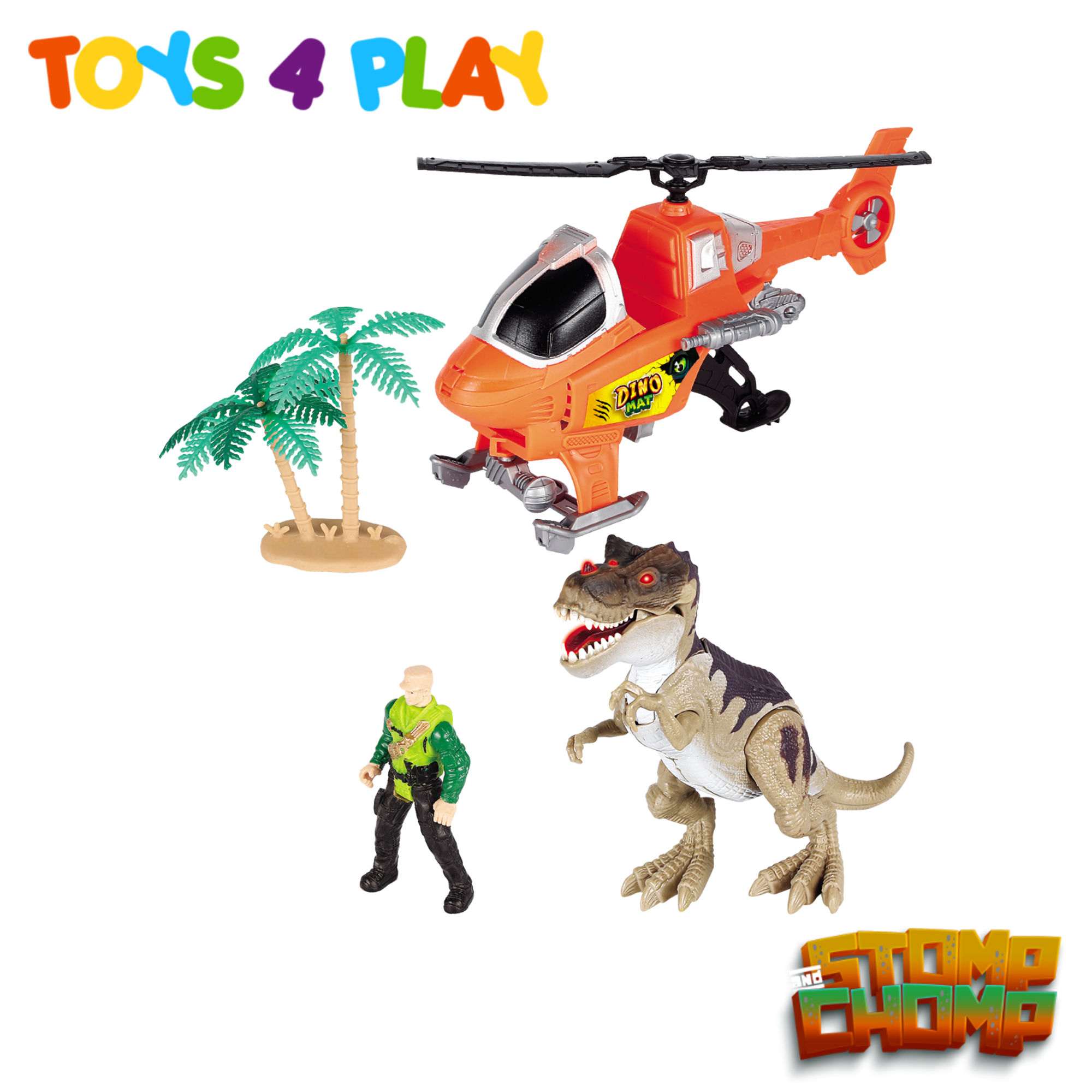 Stomp & Chomp Dinosaur Playset | Lazada PH