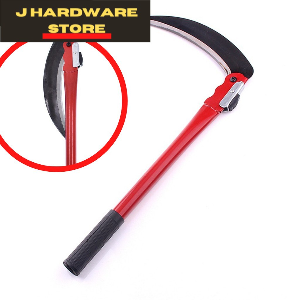 Multipurpose Long Handle Sickle Garden Tools Blade Karet Scythe Bolo ...