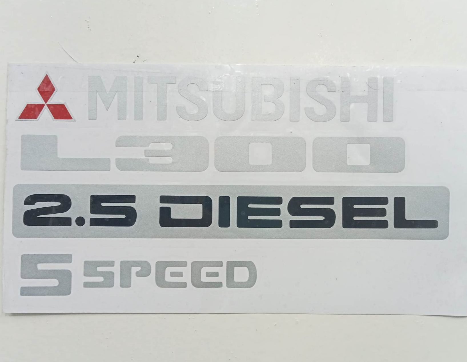 EURODECALS 1989-1991 Mitsubishi L300 decal set design 2 | Lazada PH