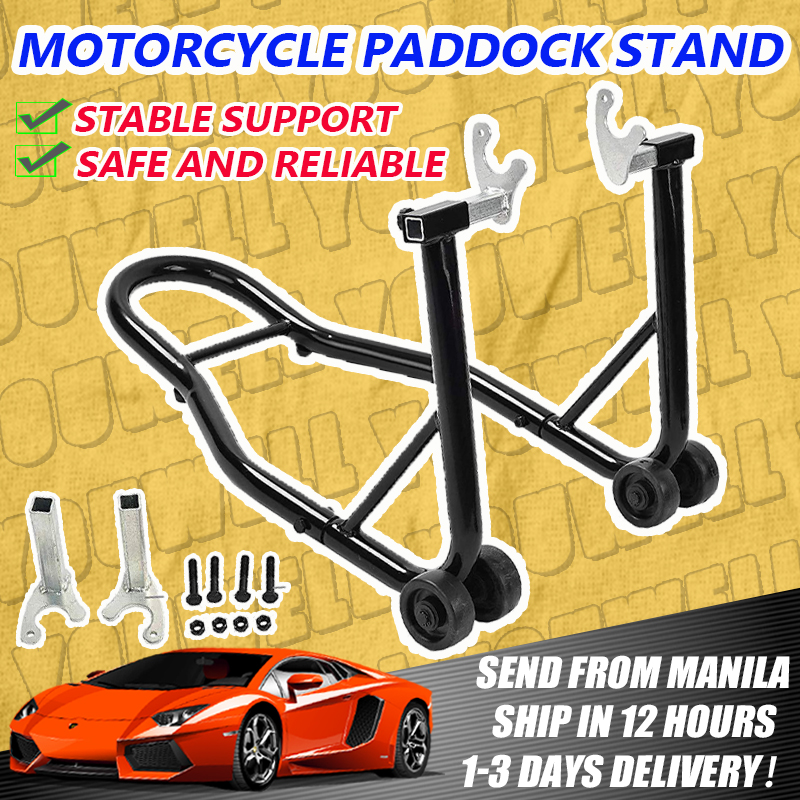 Motorcycle Paddock Stand 2 In 1 Heavy Duty Motorcycle Rear Parking ...