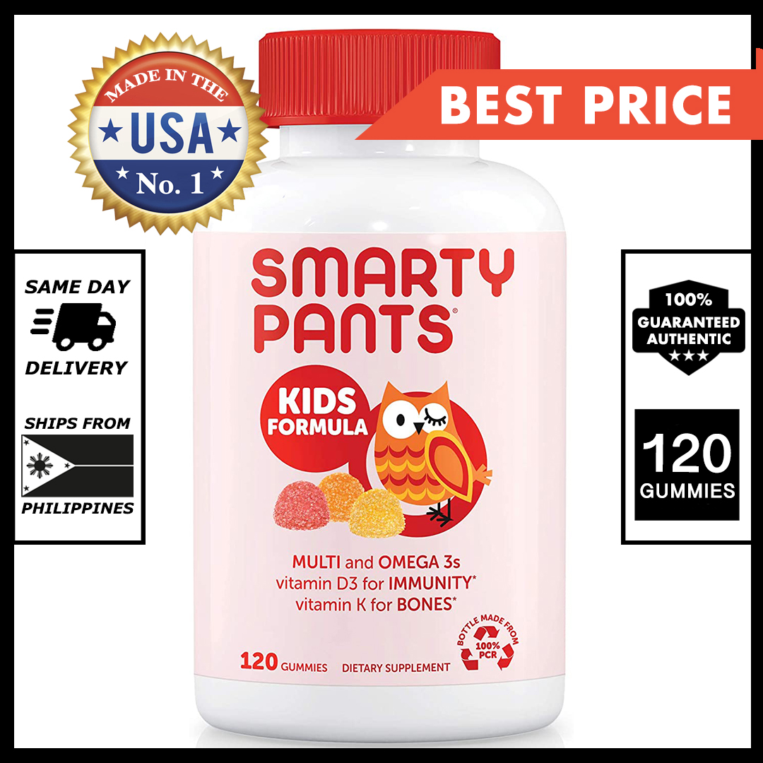SmartyPants Kids Formula Daily Gummy Multivitamins Vitamin C, D3, and ...