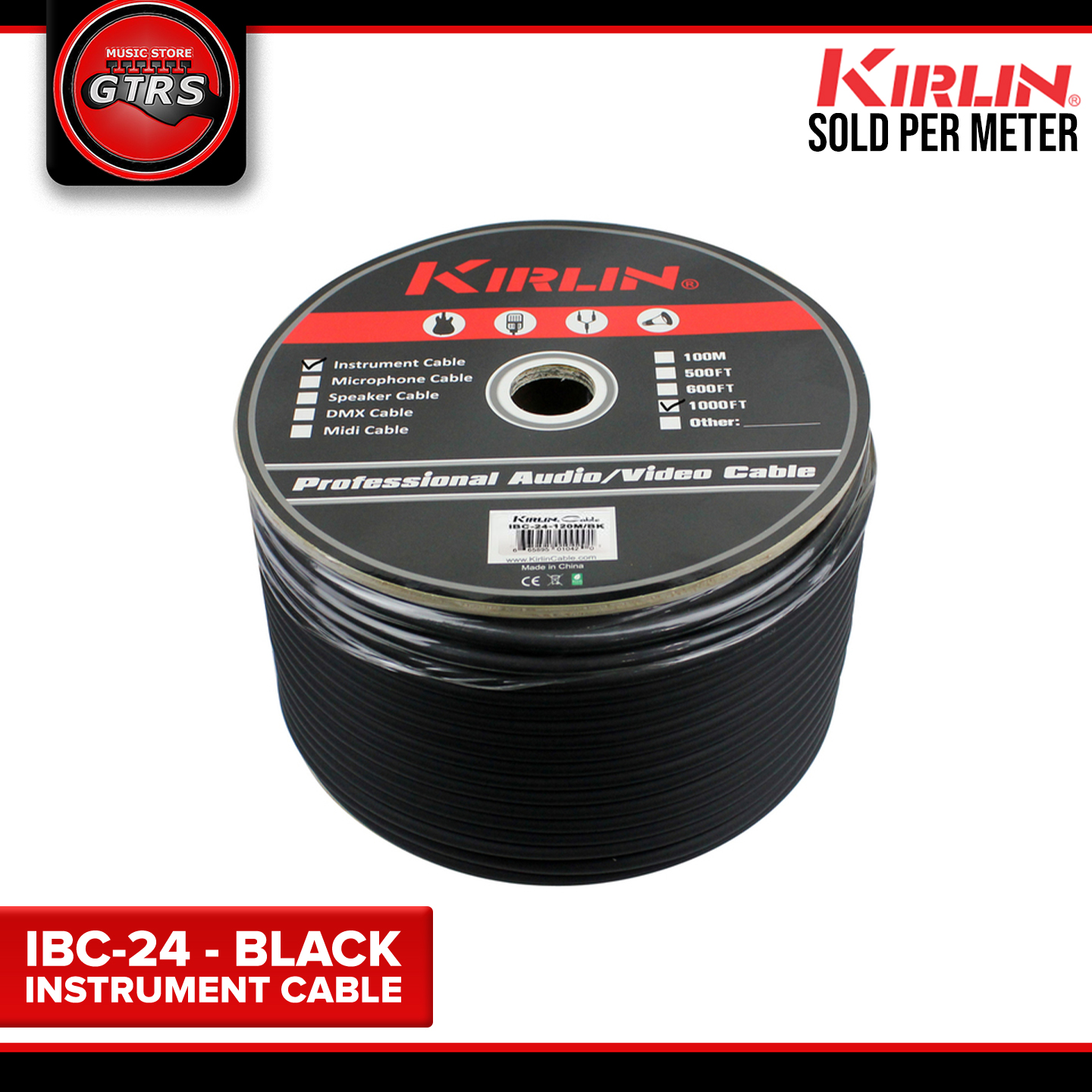 Kirlin IBC-24 Instrument Cable | Sold per meter | Lazada PH