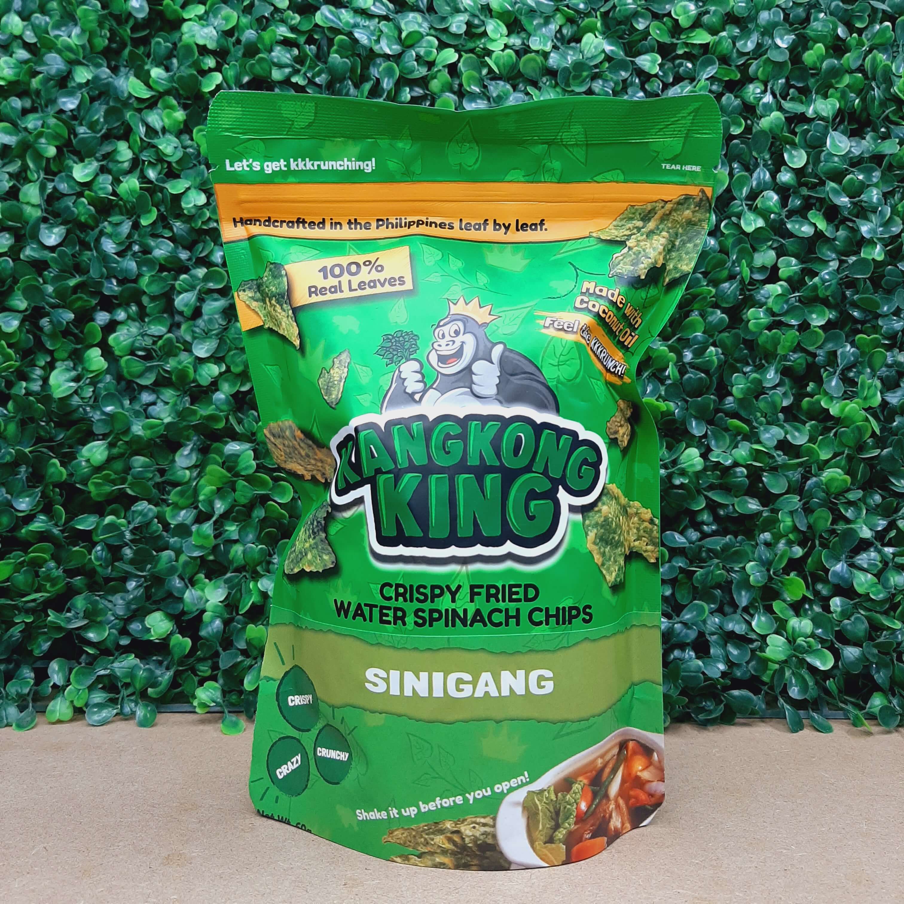 Kangkong King Chips 100% Real Leaves | Vegan | Gluten-free | Lazada PH