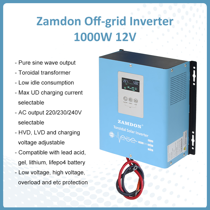 Zamdon Toroidal Off-grid Inverter 12V1000W | Lazada PH