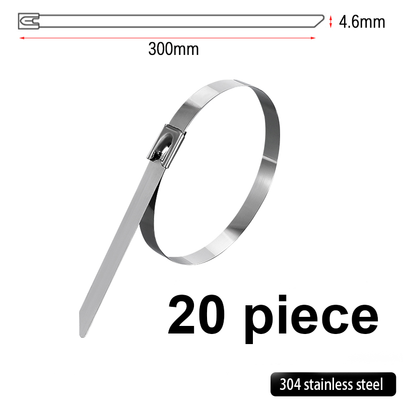 Stainless Cable Tie Multi-Purpose Heavy Duty Self-Locking Cable Ties ...