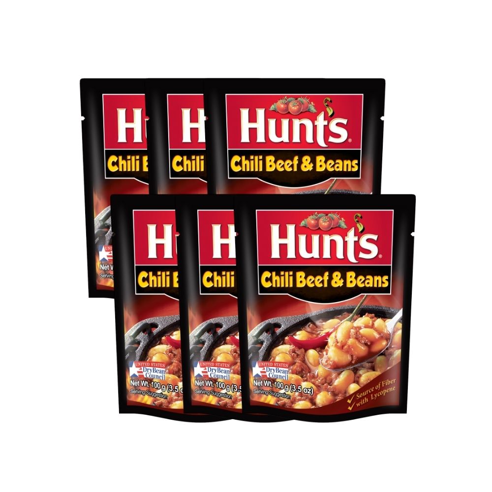Hunt's Chili Beef & Beans 100g - Pack of 6 | Lazada PH