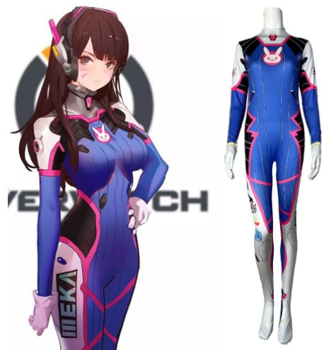 【Hawk&Sight】 Dva Cosplay Costume Game Overwatch Female Lycra 3D | Lazada PH