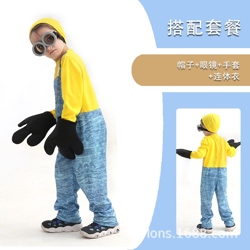 Halloween Minions children cos clothing Despicable Me cartoon cartoon ...