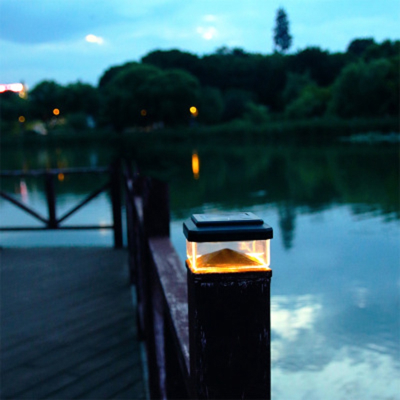 Solar Column Head Light Lamp Door Post Lamp Simple Gate Lamp Outdoor ...