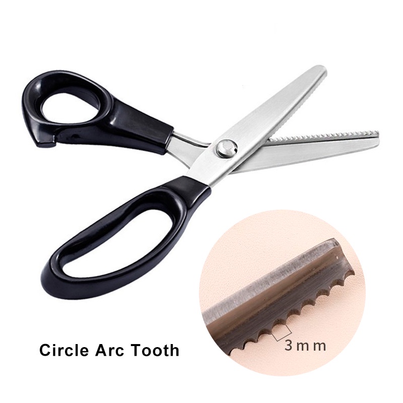 Professional Fabric Scissors Stainless Steel Shears Wave Shaped ...