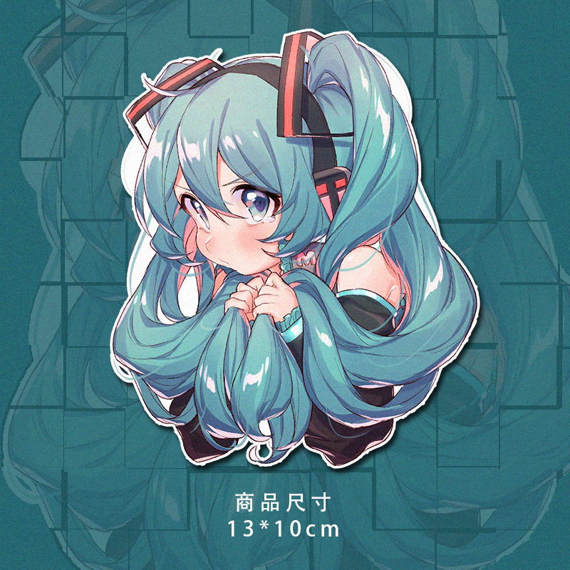Hatsune Miku Diva Car Sticker Two-dimensional Waterproof Decoration ...
