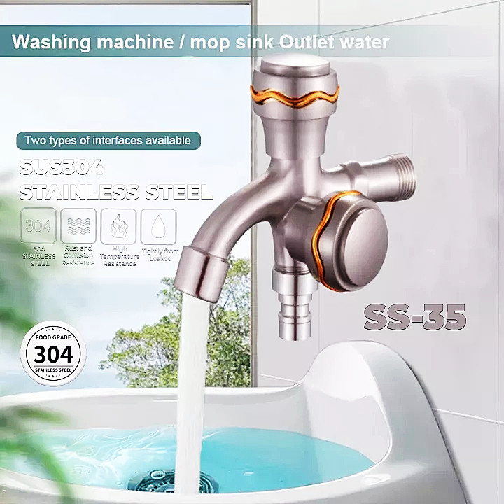 Best Stainless Steel 304 Two Way Faucet Dual Function Tap Faucet for ...