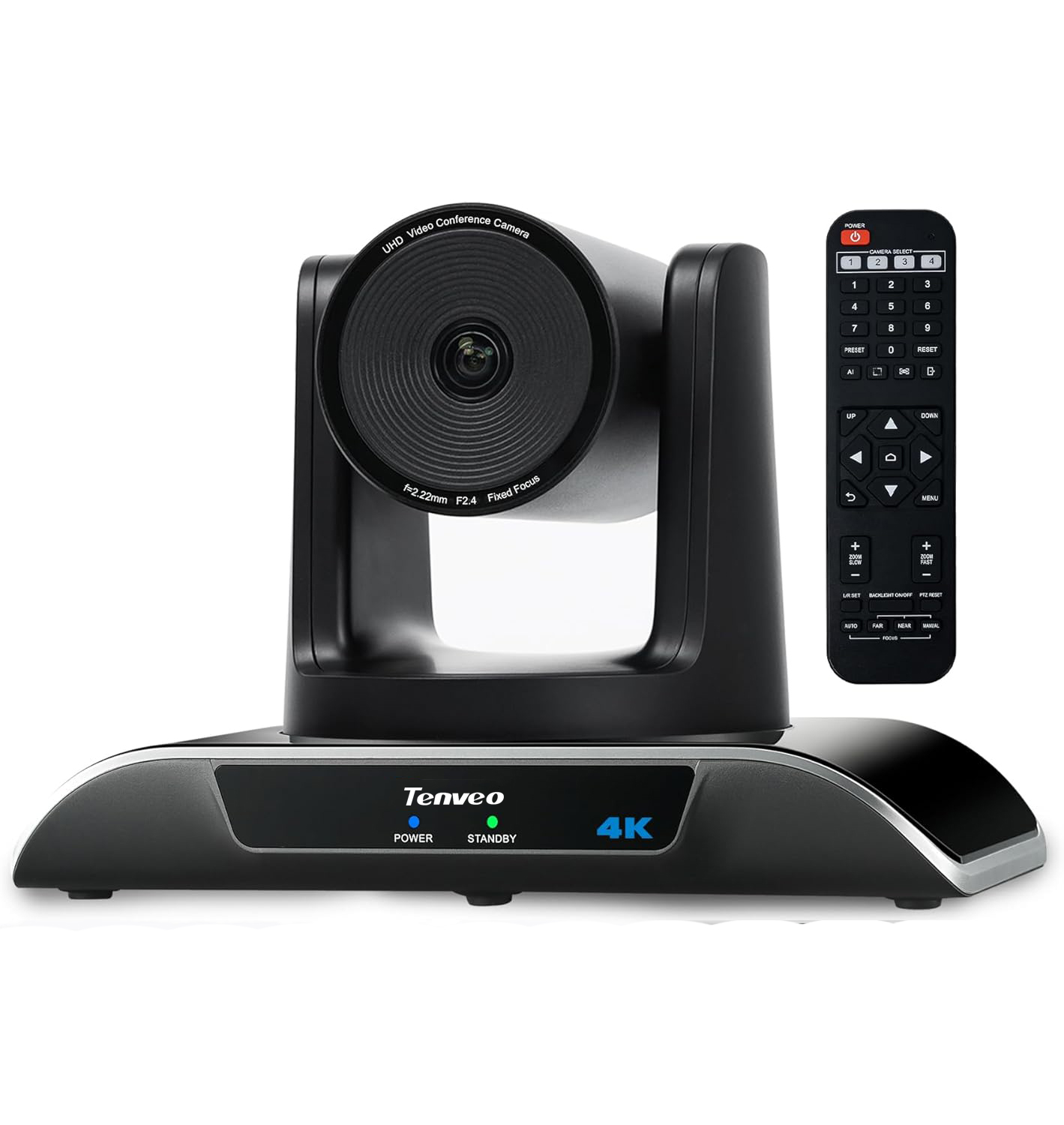 Tenveo 4K PTZ Zoomable Camera 8MP USB Video Conference Camera AI ...