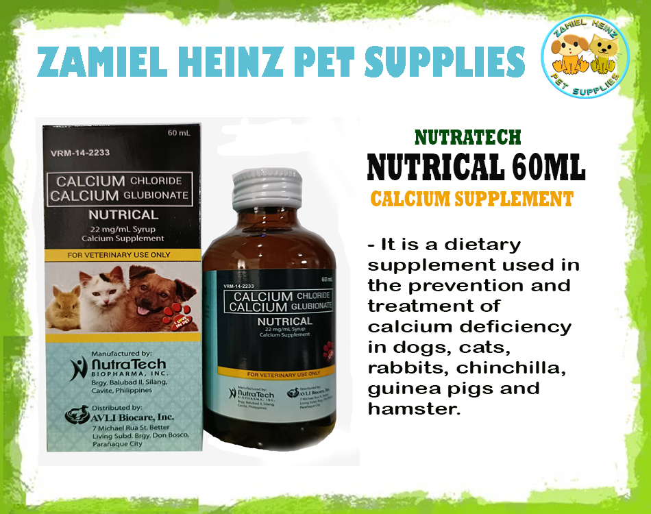Nutrical 60mL (Calcium Chloride, Calcium Glubionate) | Lazada PH