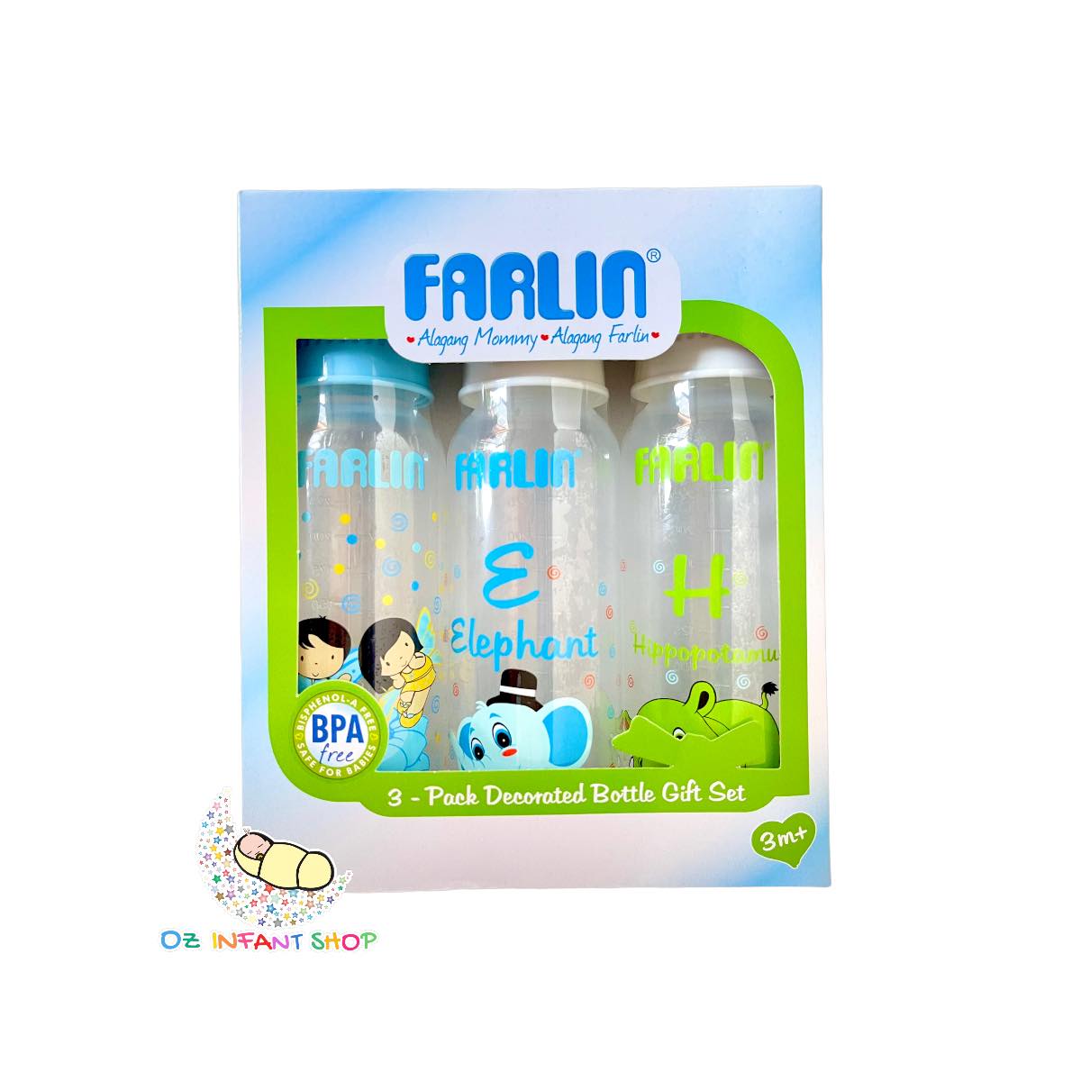 Farlin 9oz 3in1 Feeding Bottle | Gist Set Feeding Bottle | Lazada PH