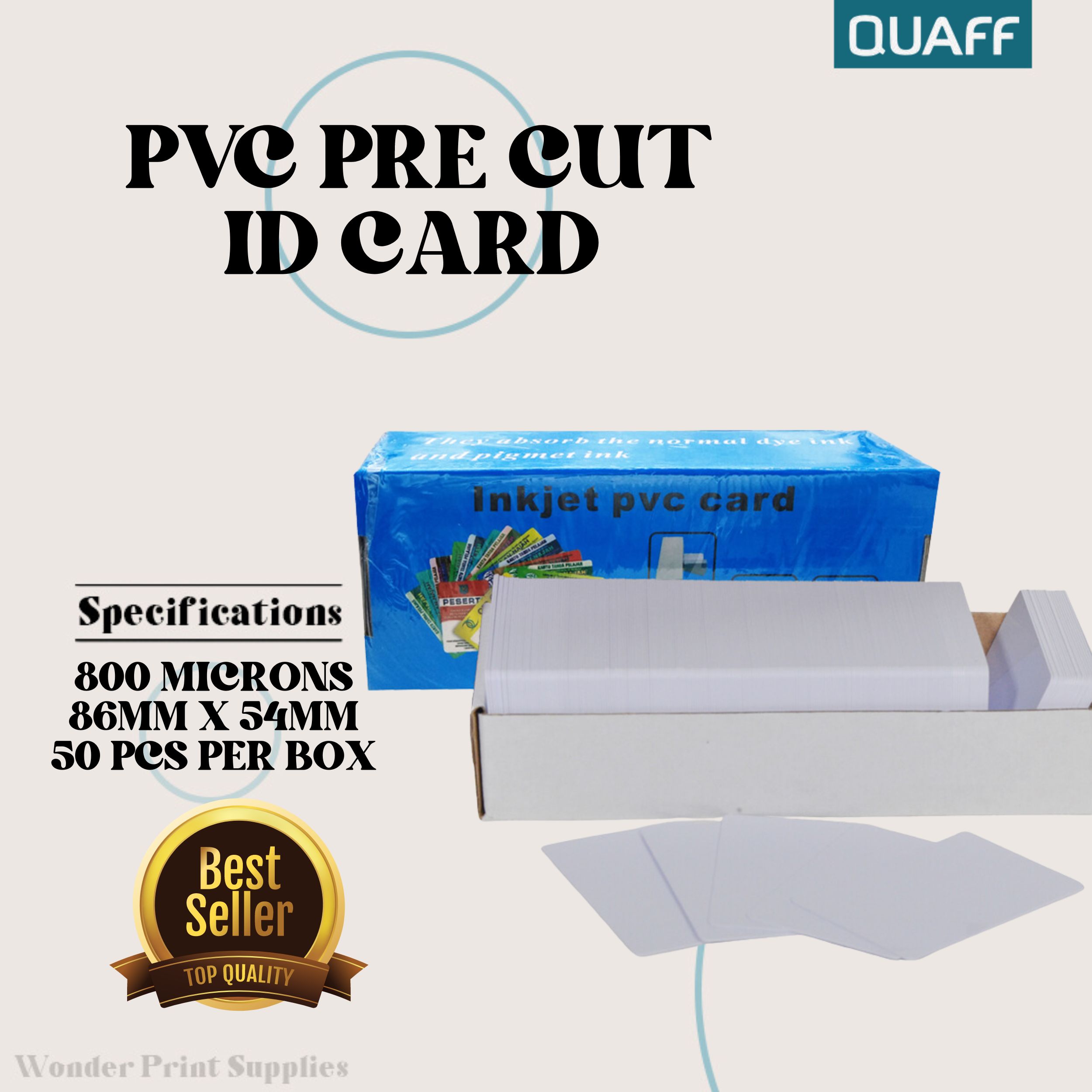 WPS- QUAFF PVC ID PRE CUT CARDS | Lazada PH