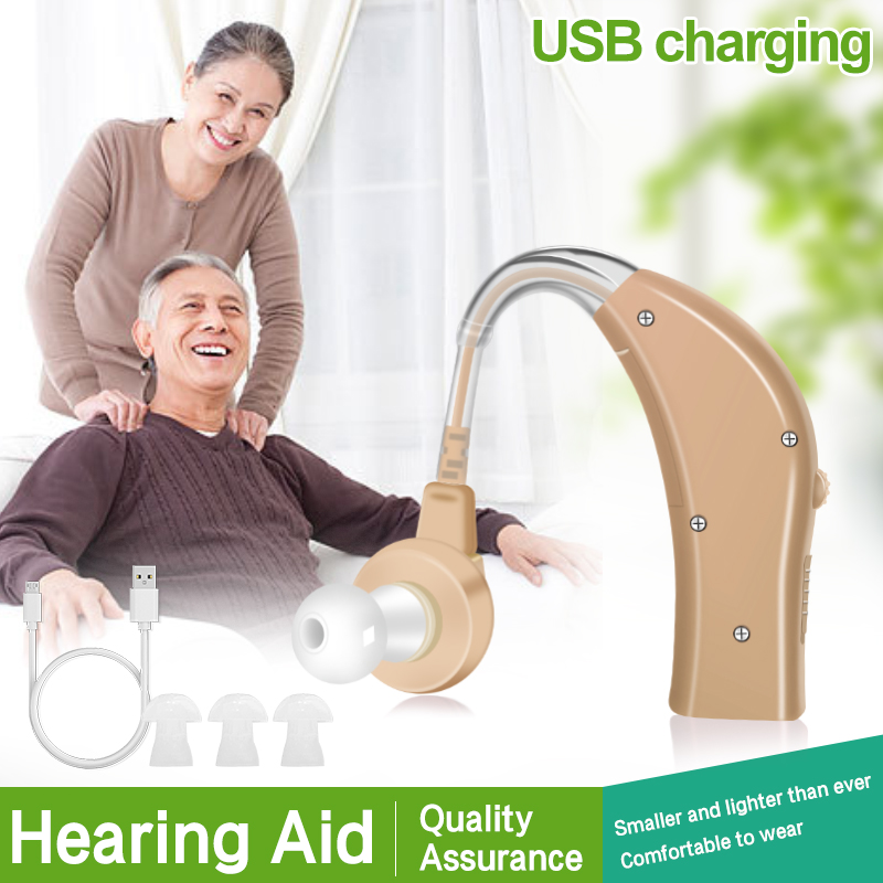 Original Hearing Aid For Elder Behind The Ear Hearing Aids Dual Model ...