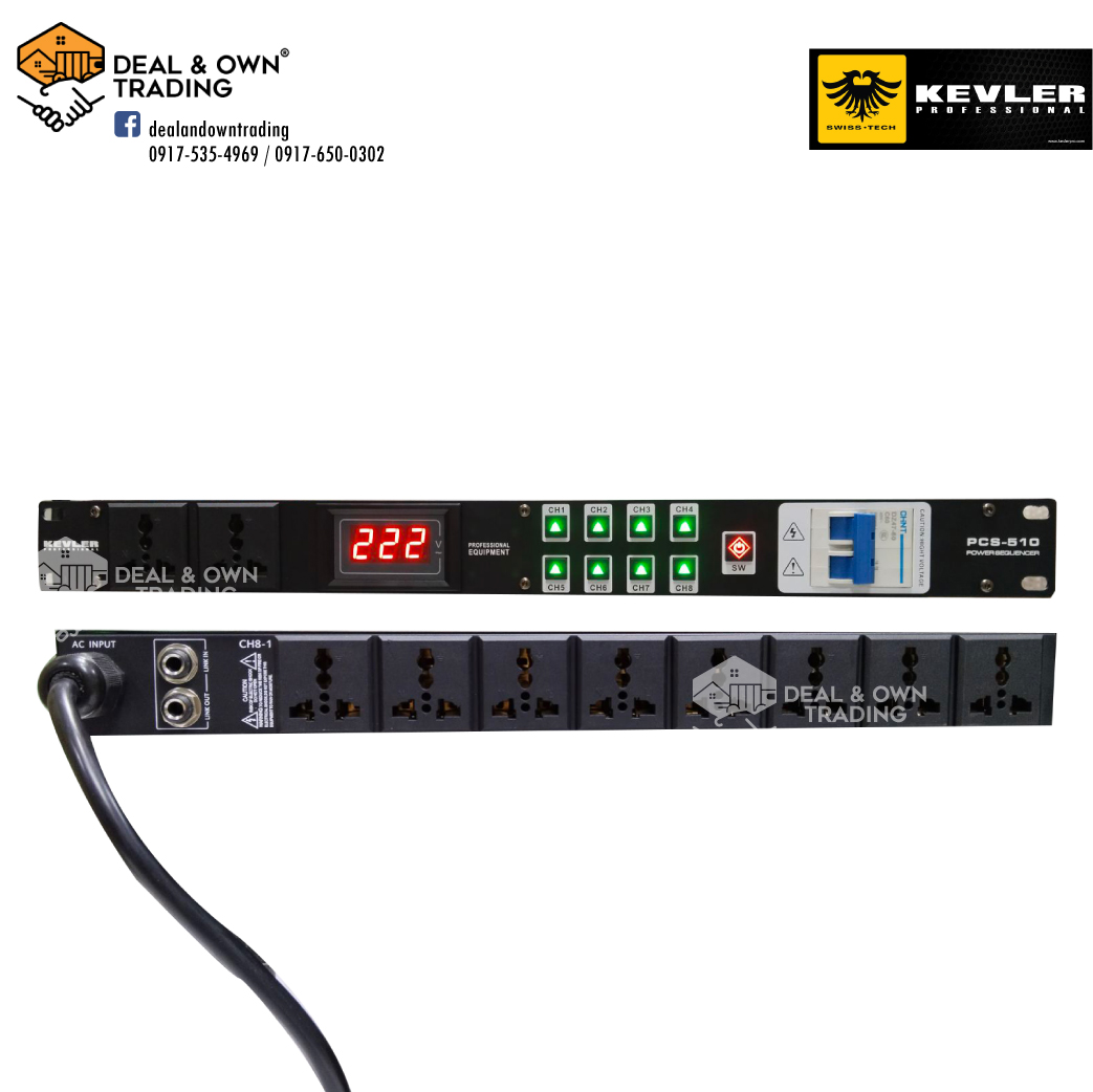 Kevler PCS-510 AC Power Sequencer | Lazada PH