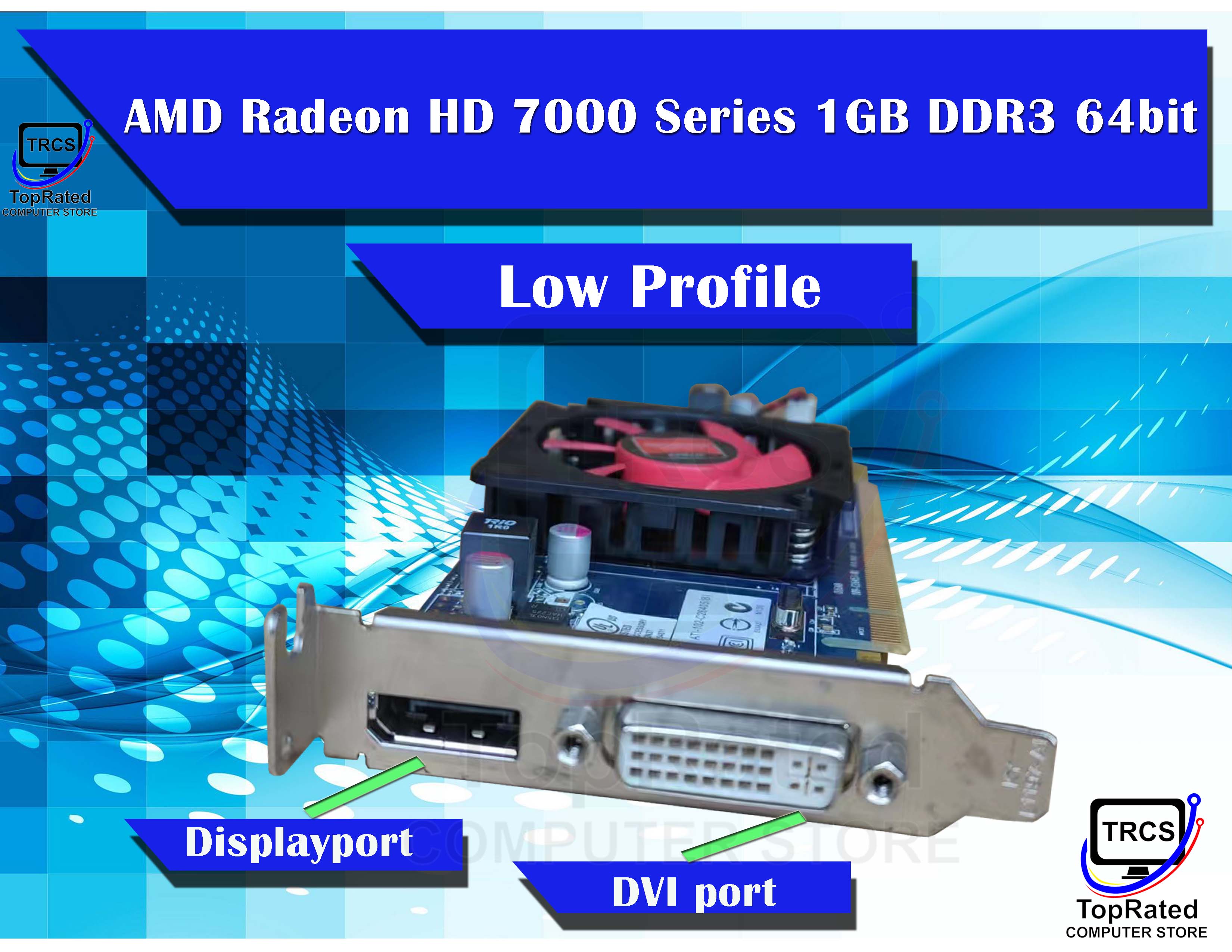 AMD Radeon HD 7000 Series 1GB DDR3 64bit PCIE Video Card (Used) | Lazada PH