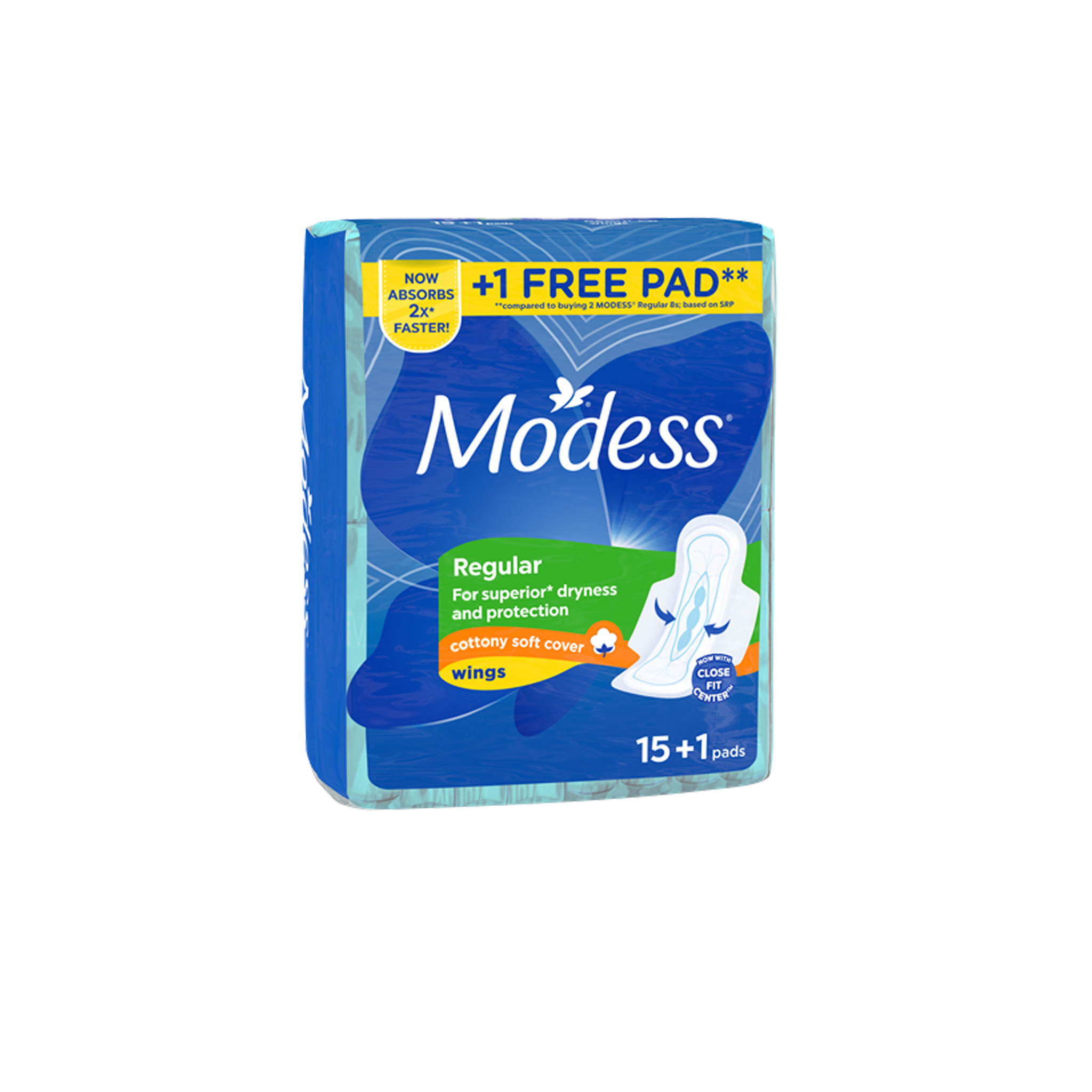 MODESS SANITARY NAPKIN MAXI COTTONY SOFT WINGS 16PCS | Lazada PH