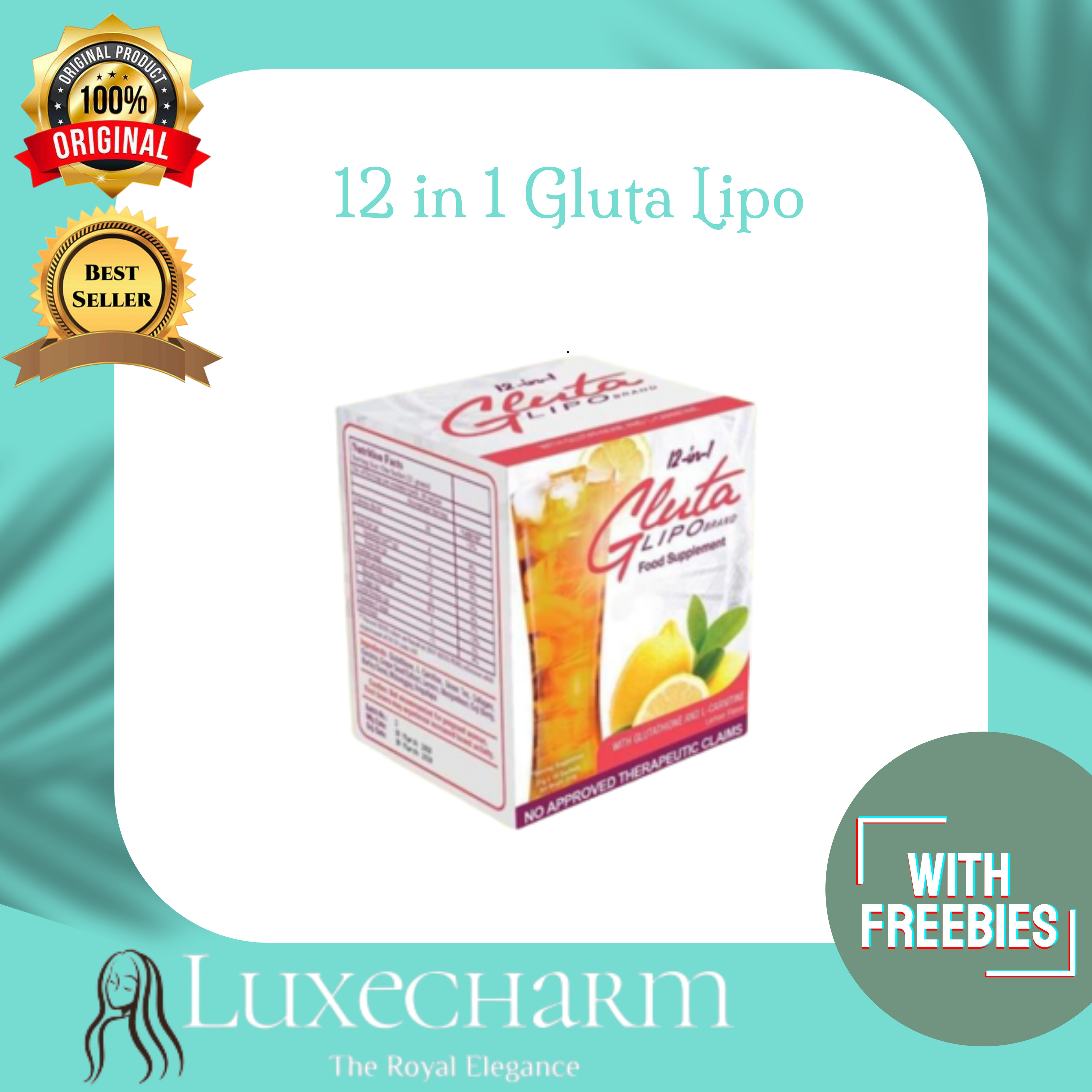 LUXECHARM ORIGINAL GLUTA LIPO JUICE 13 IN 1 - SLIMMING AND WHITENING ...