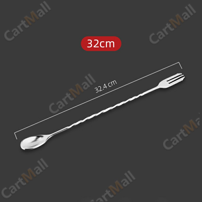 Stirrer Spoon Cocktail Stirring Spoon Milk Tea Juice Stirrer Coffee ...
