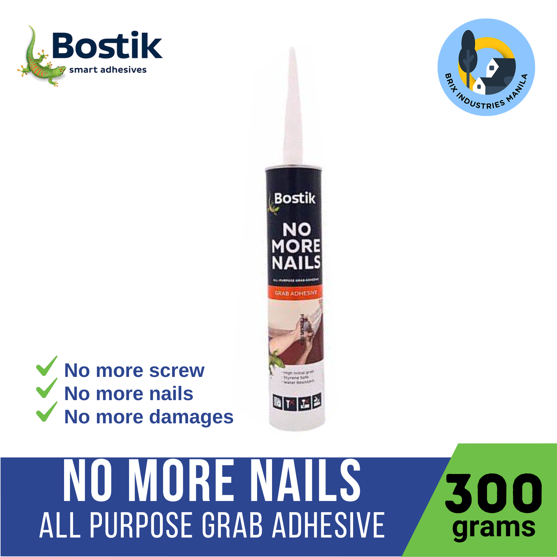 Bostik No More Nails 30g 100g 300g All Purpose Grab Adhesive | Lazada PH