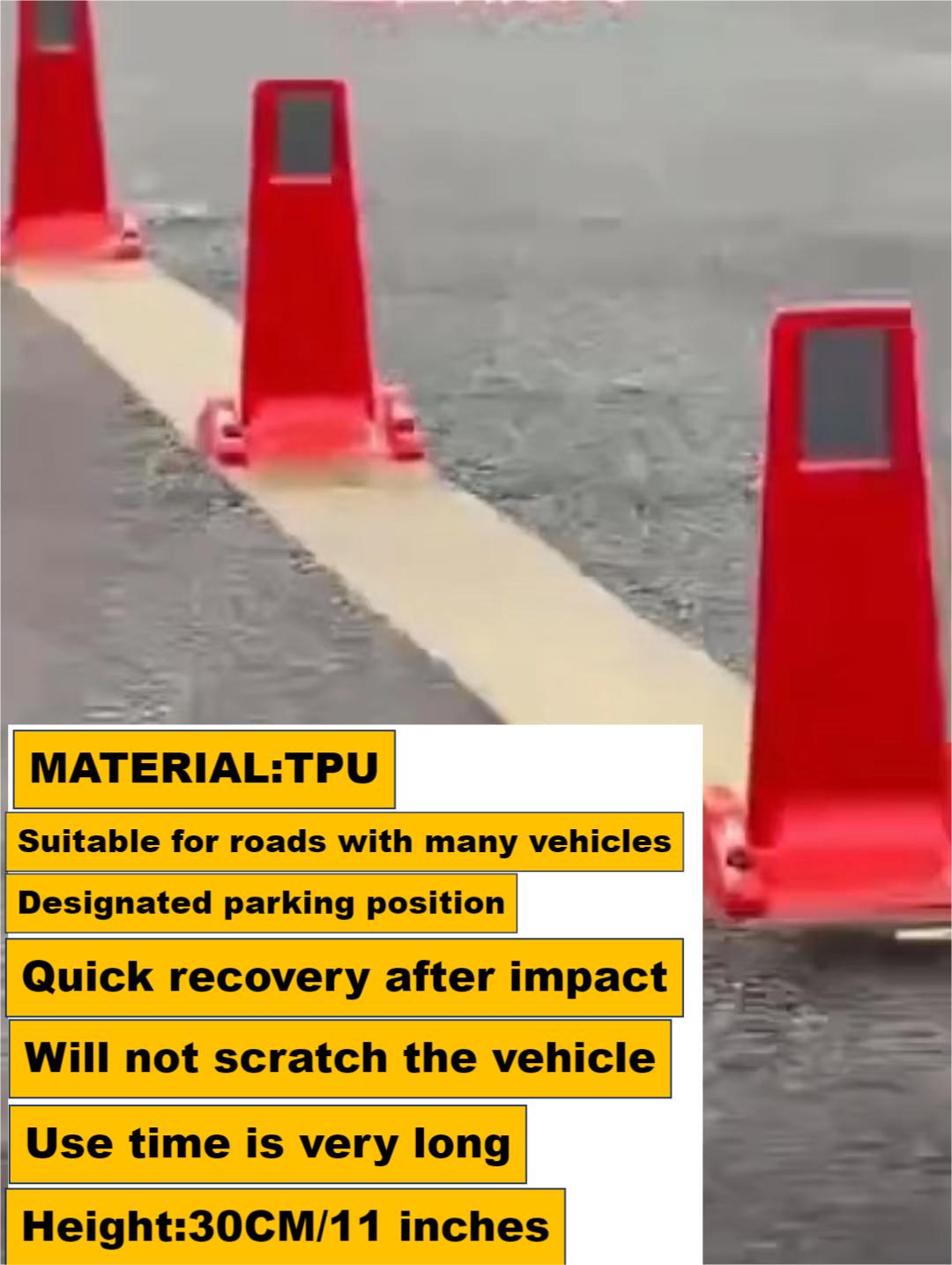 TPU Lane separation body Parking lot partition board Road warning signs ...