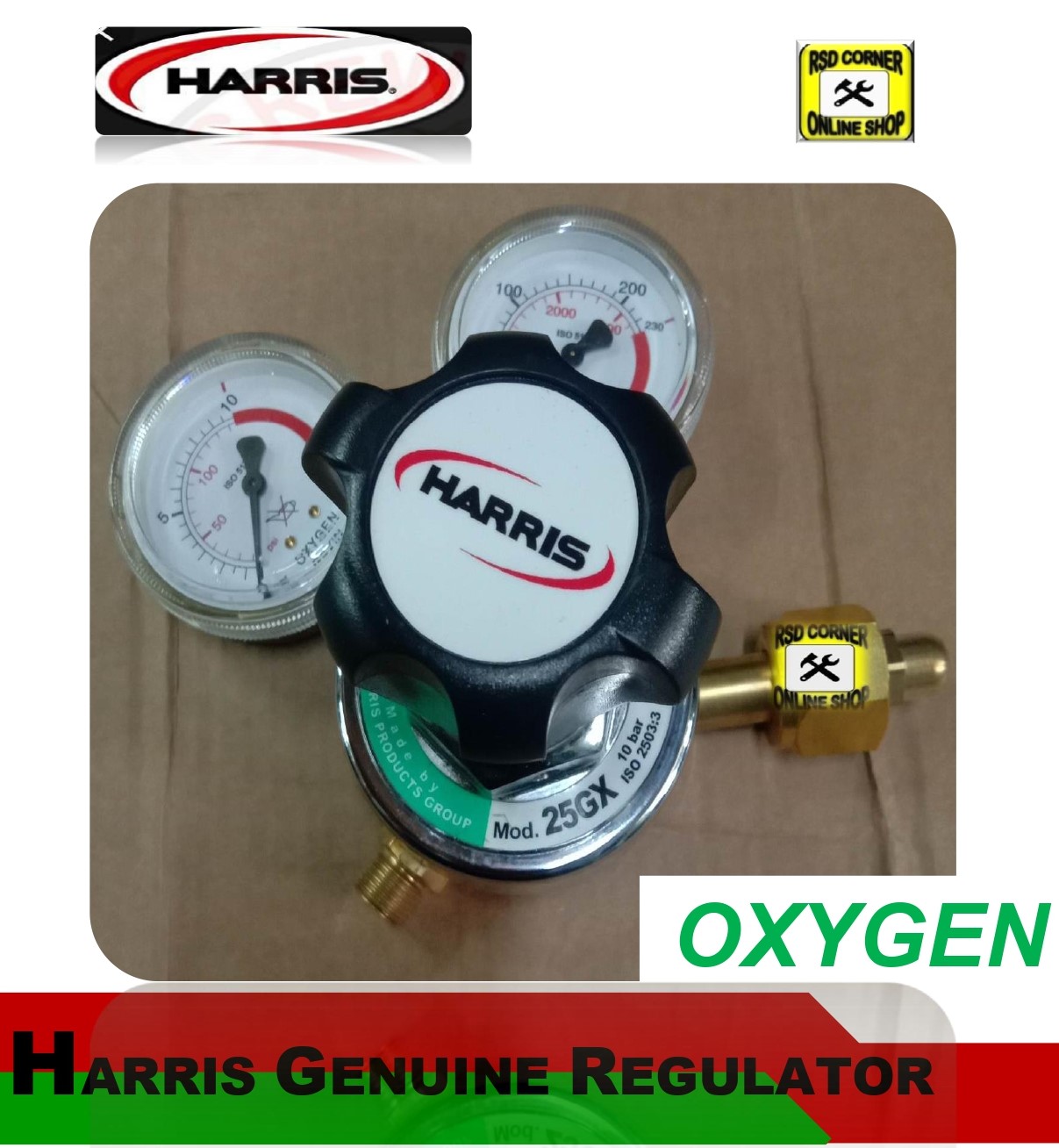 Genuine Harris Oxygen / Acetylene Regulator | Lazada PH