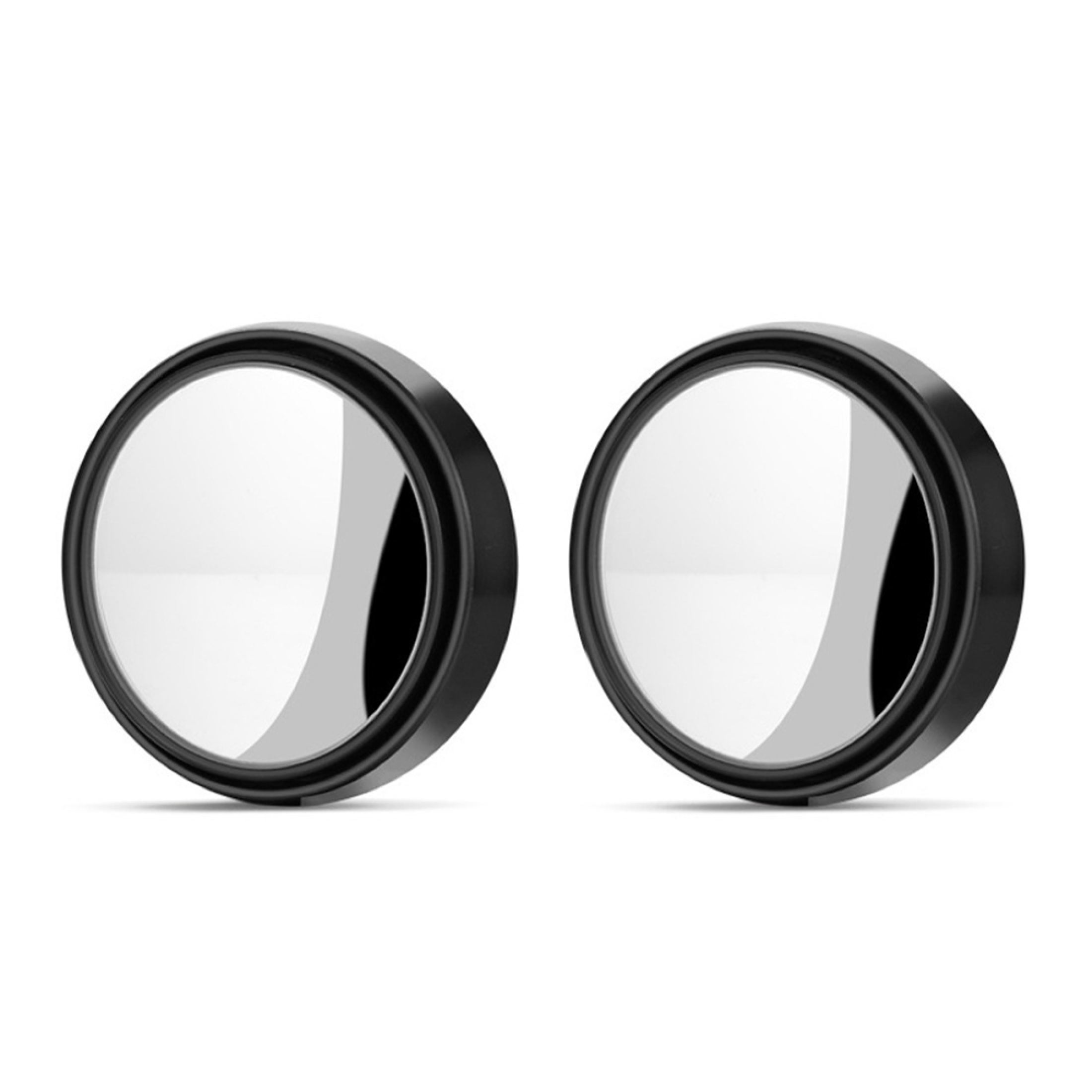 2PCS Automotive Reversing Small Round Mirror 360 Degree Wide-angle ...