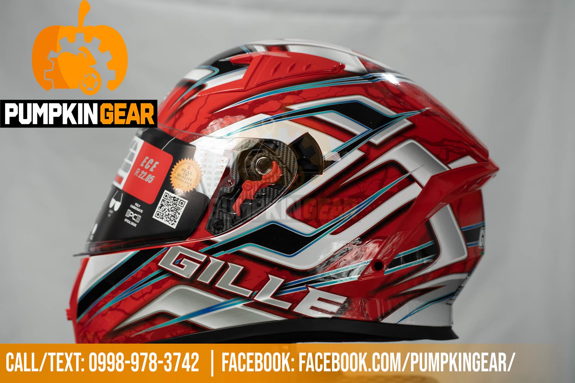 GILLE GTS -1 WarSpeed Red White | Lazada PH