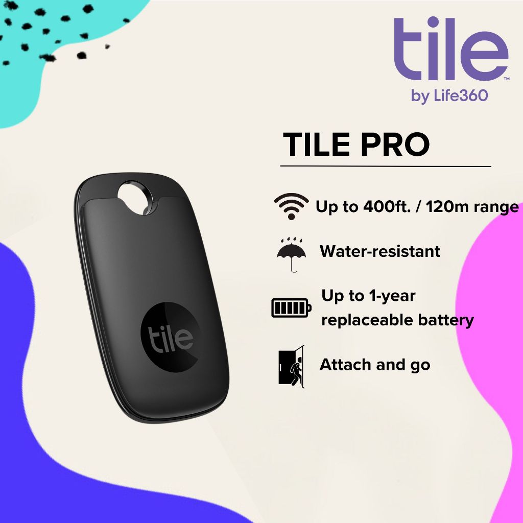 Tile Pro, Our most powerful tracker for your things (GPS tracker/Airtag ...