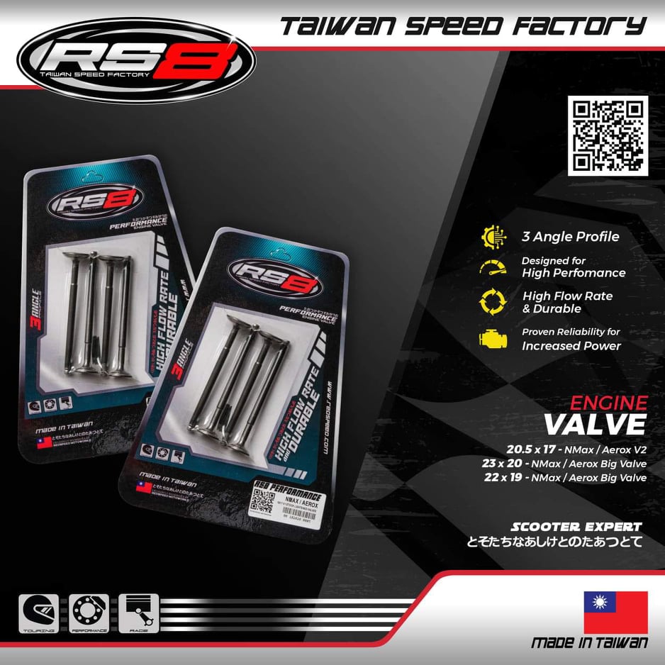 RS8 LIGHTENED VALVES (NMAX/AEROX) | Lazada PH