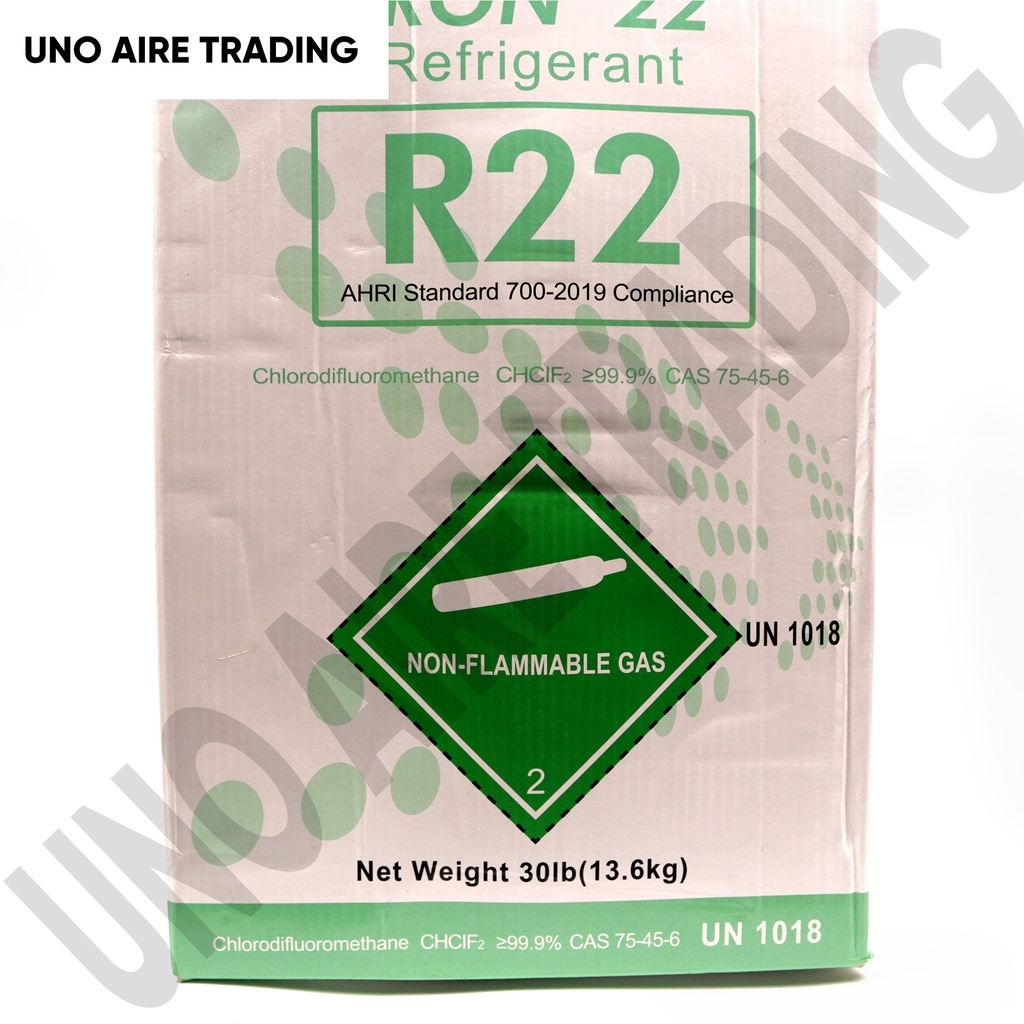 AKASHI R22 Freon Refrigerant Tank ORIGINAL for Airconditioning 13.6kg ...