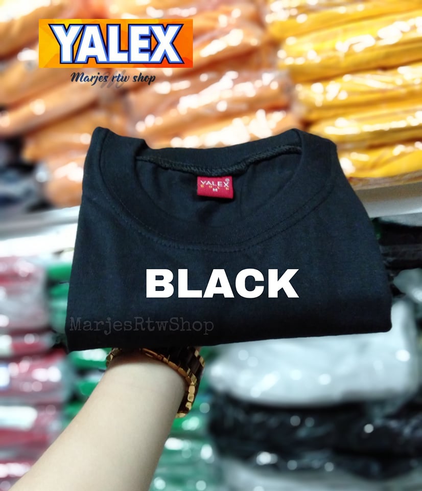 YALEX Plain T Shirt Red Label #Black,White | Lazada PH