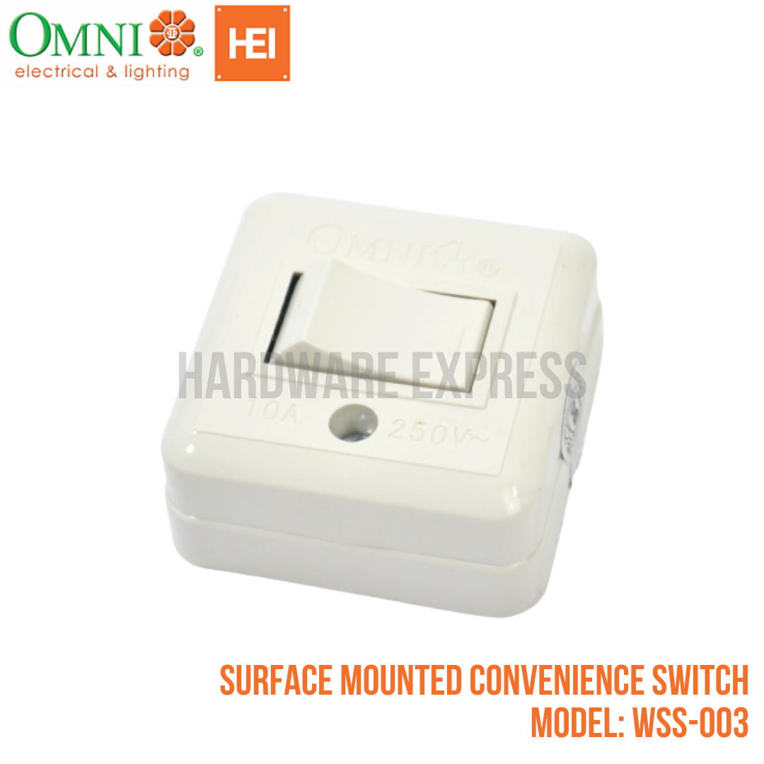 Omni Surface Mounted Convenience Switch WSS-003 | Lazada PH