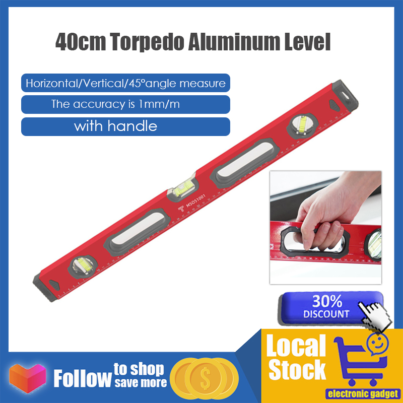 【Manila Spot】UNI-T Industrial Magnetic Aluminum Alloy Level Bar with ...