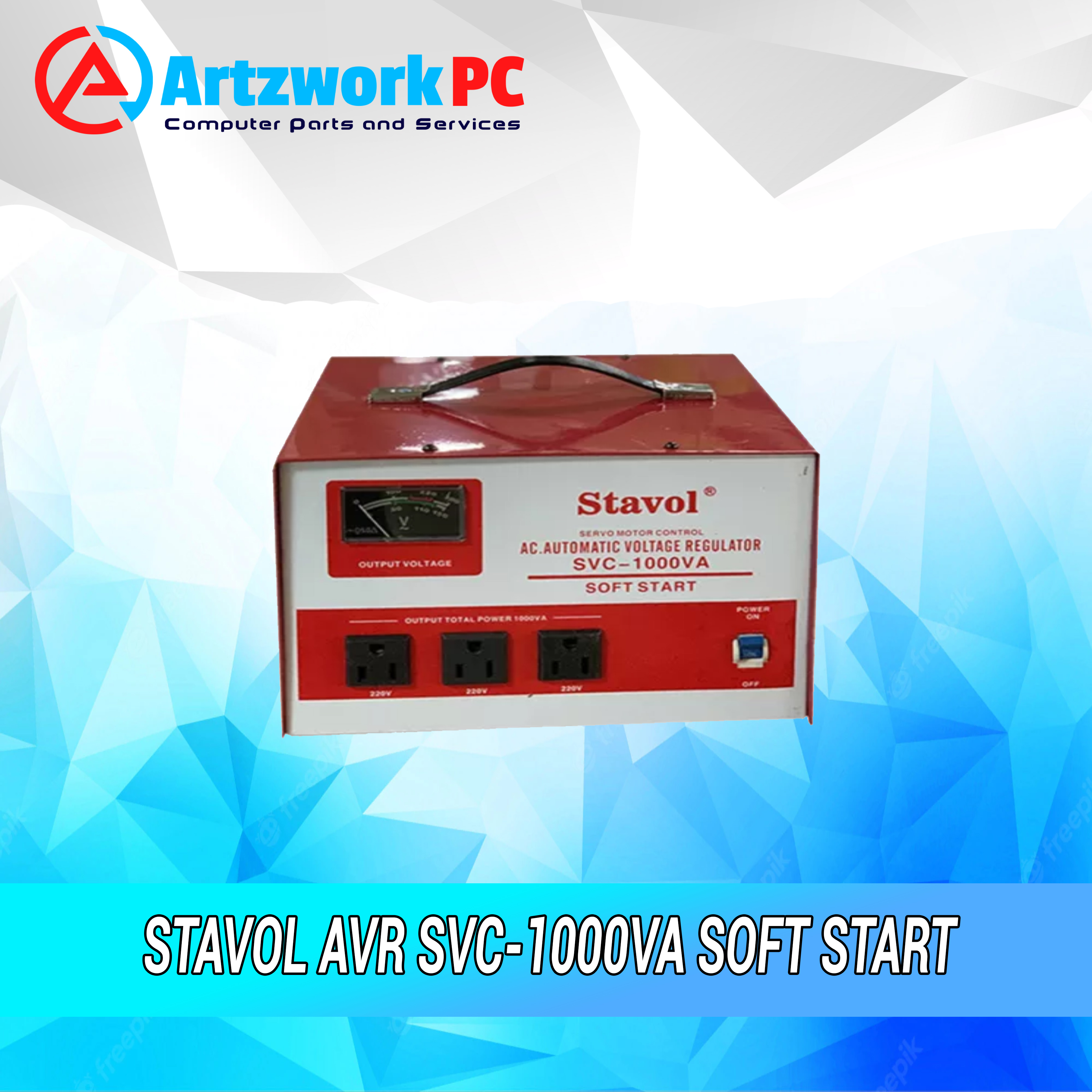 Stavol SVC-1000VA Soft Start Servo Motor Control Automatic Voltage ...