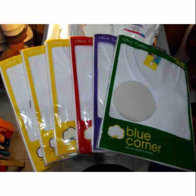 Original Pure cotton Blue corner v-neck plain (unisex) | Lazada PH